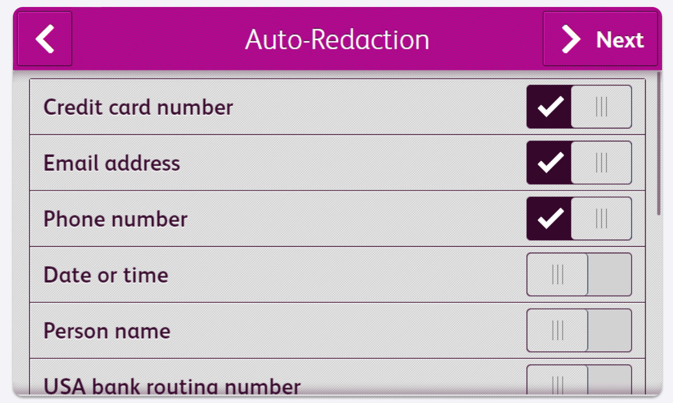 How to quickly use Xerox Auto-Redaction App | STP Texas